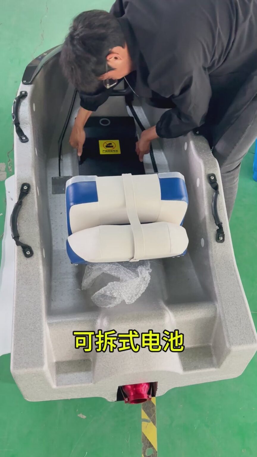 small electric boat - rushwaveminiboat.com